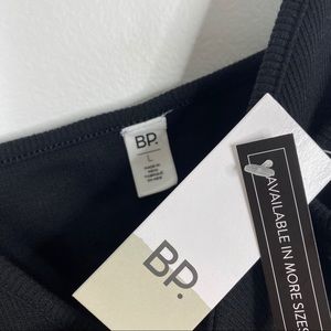 bp | Tops | Bp Ribbed Black Vneck Tank Thong Body Suit | Poshmark